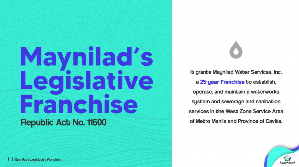 What you need to know: Maynilad Legislative Franchise